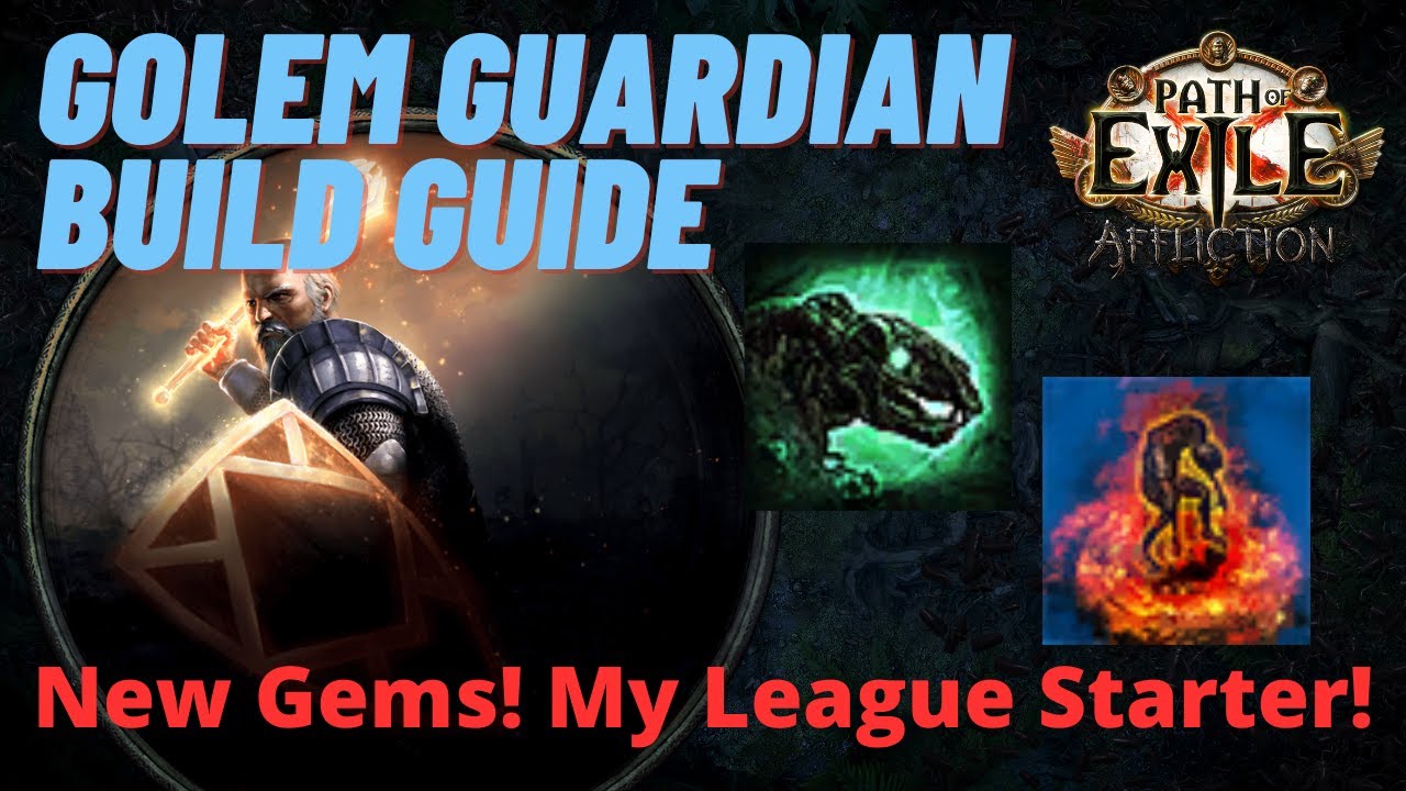 CARRION GOLEM GUARDIAN! - Minion League Start Build Guide - PoE 3.23 ...