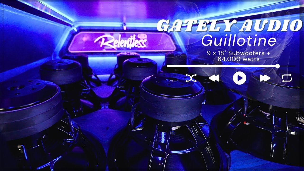 9 18" subwoofers and 64,000 watts IN AN ESCALADE! The Gately Audio ...