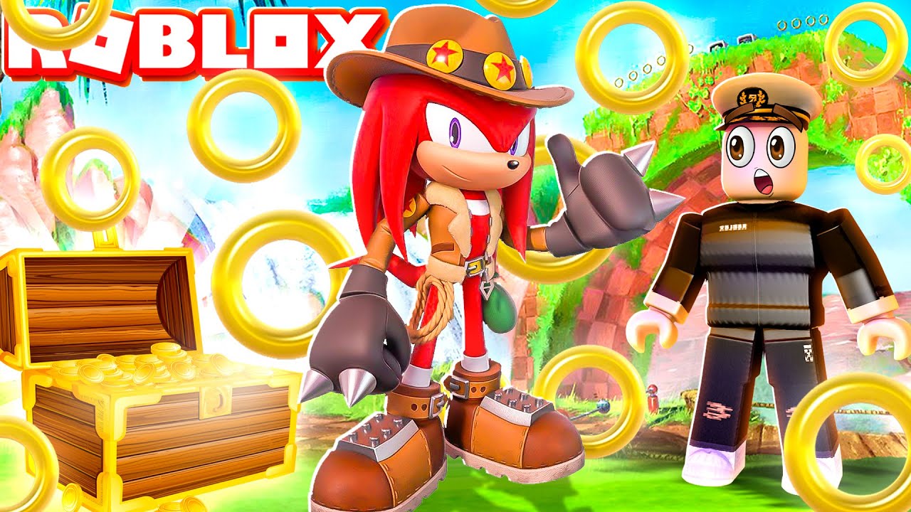 Finding TREASURE HUNTER KNUCKLES in ROBLOX - YouTube