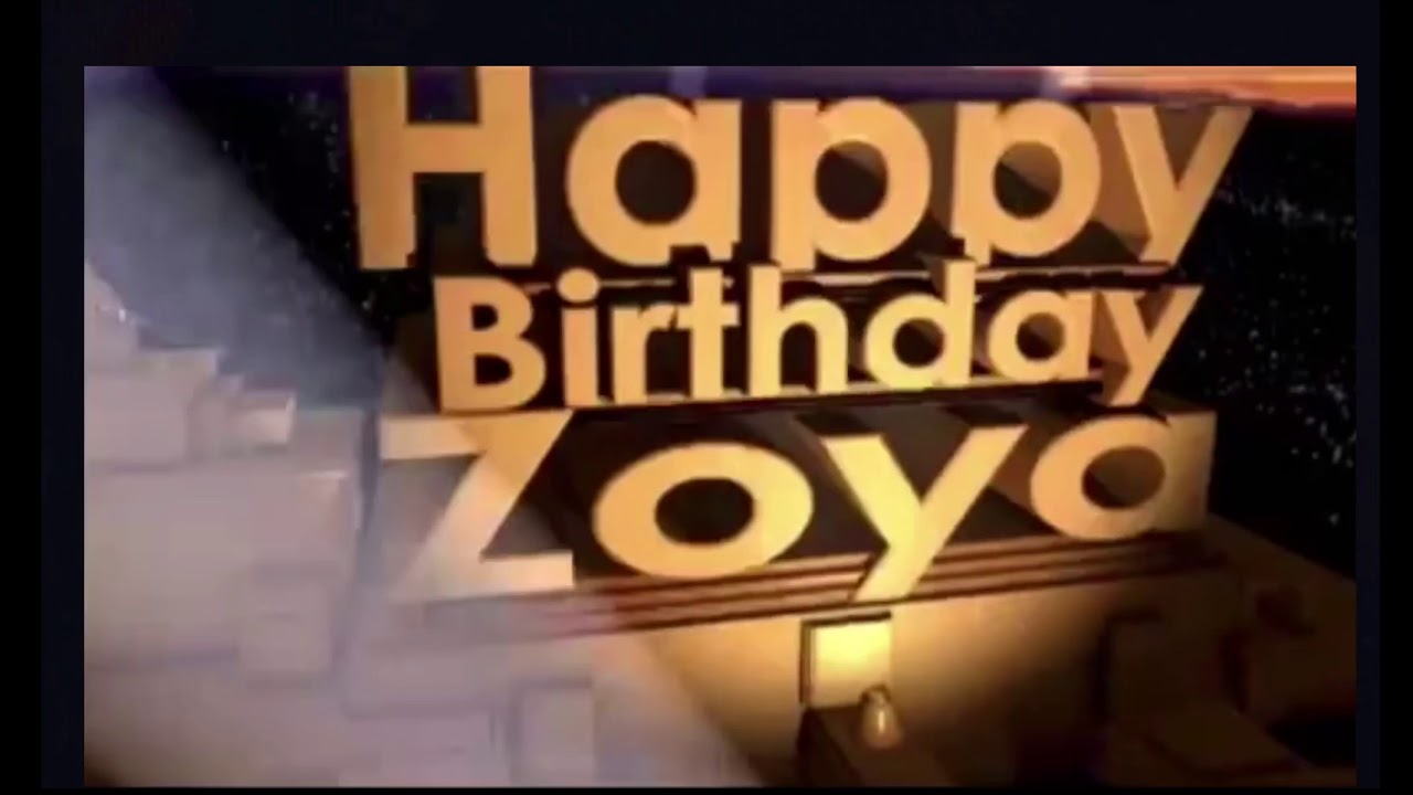 Happy birthday Zoya - YouTube