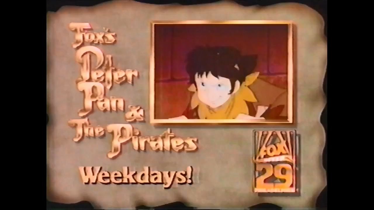 Fox's 'Peter Pan & the Pirates' pair of promos from 1990 on Fox 29 ...
