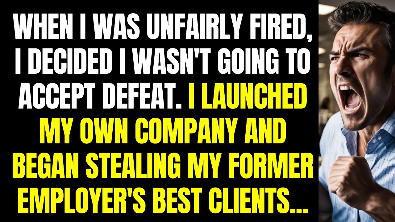 "Unfairly fired. Launched my own company, took former clients." - YouTube