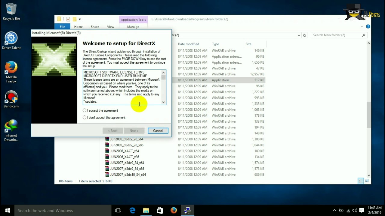 Install DirectX 9, 10, 11 Offline - YouTube