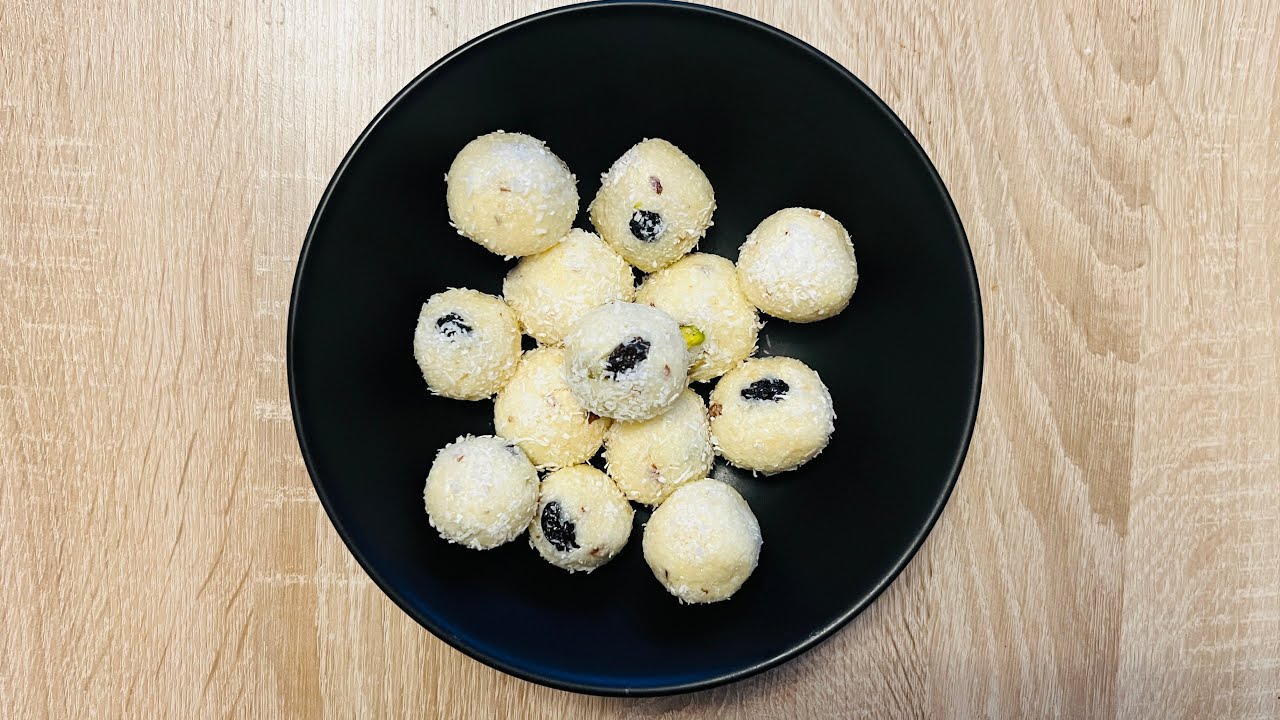 Coconut Ladoo | Traditional Sweet Ball Recipe | Easy recipe | Sweet ...