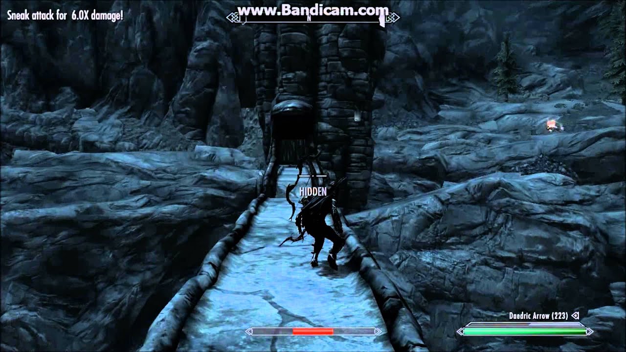 Skyrim Assassin Nightblade Clearing Valtheim Towers - YouTube