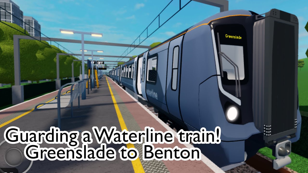 Guarding a Waterline train from Greenslade to Benton! - YouTube