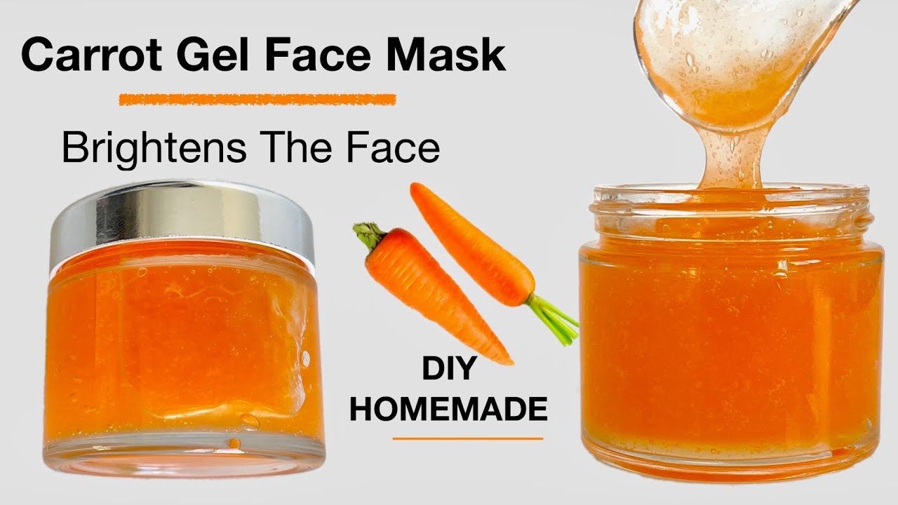 Brightening Carrot Face Gel For A Glowing And Flawless Skin - YouTube