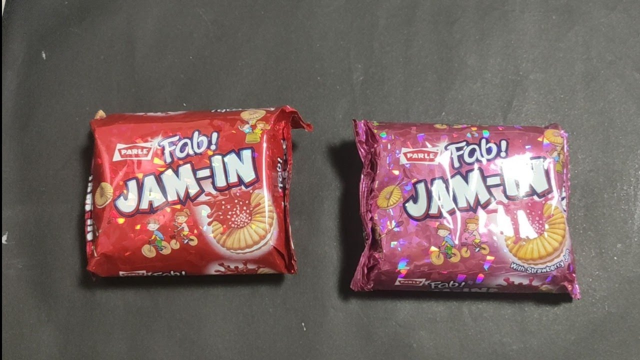Parle Fab Jam-In // Yummy sandwich Cream Biscuit // PopPop Tv - YouTube