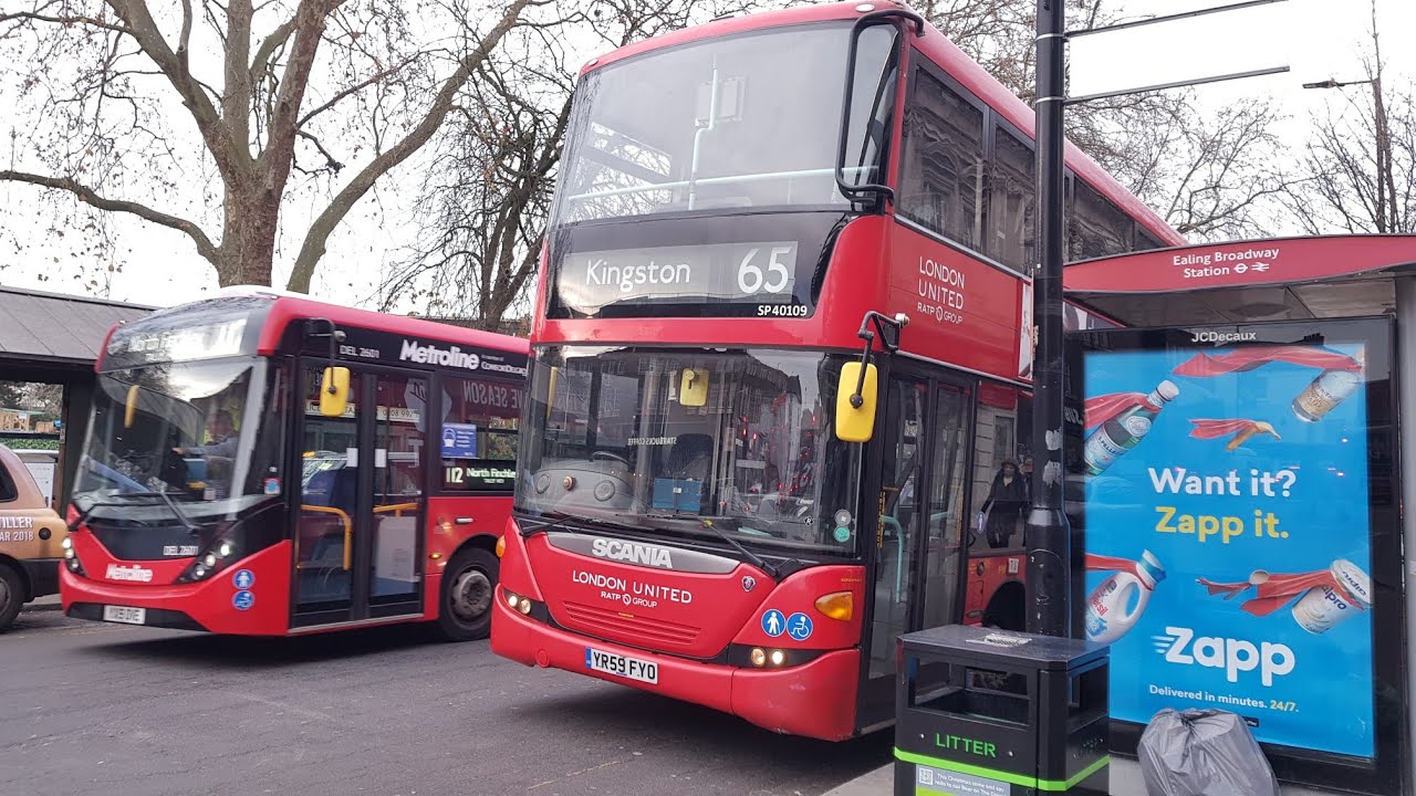 Full Bus Journey on Route 65 Kingston upon Thames Ealing Broadway ...