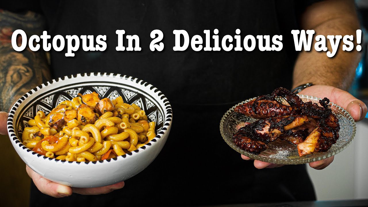 How To Turn Octopus Into Two Delicious And Easy Meals! - YouTube