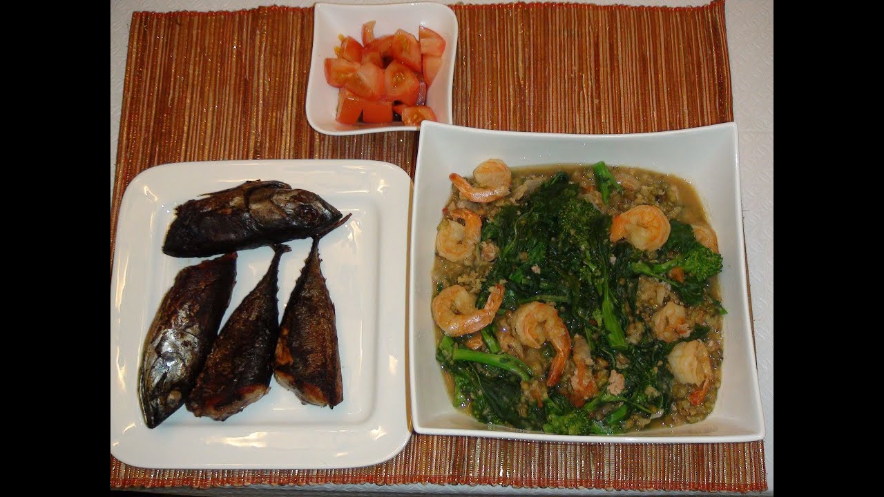 PINOY RECIPE - GINISANG MONGGO - MONGGO BEANS - [STEW MUNG BEANS WITH ...