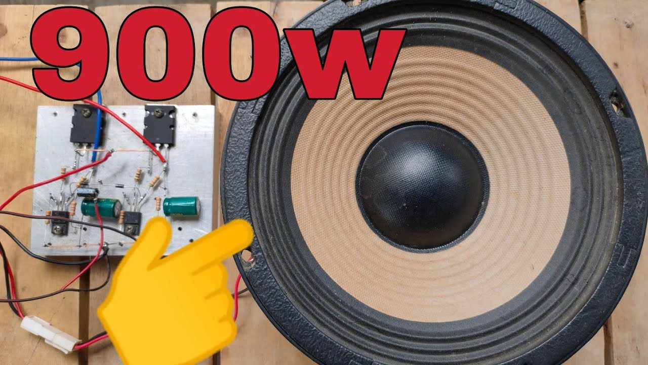 How To Make DIY Powerfull Ultra Bass Amplifier No transformers Booster ...