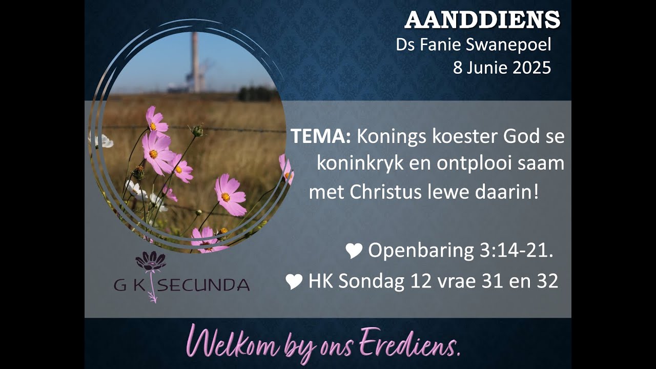 Konings koester God se koninkryk en ontplooi saam met Christus lewe ...