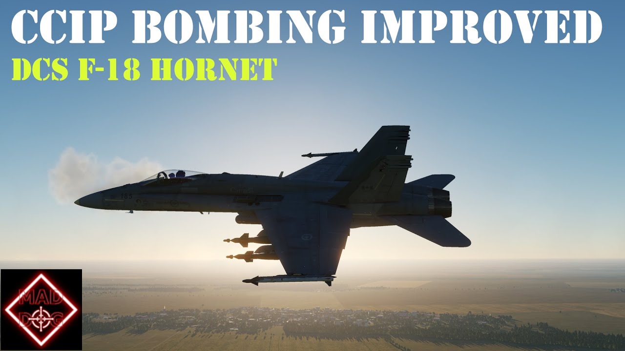 DCS F-18 CCIP bombing tips - YouTube