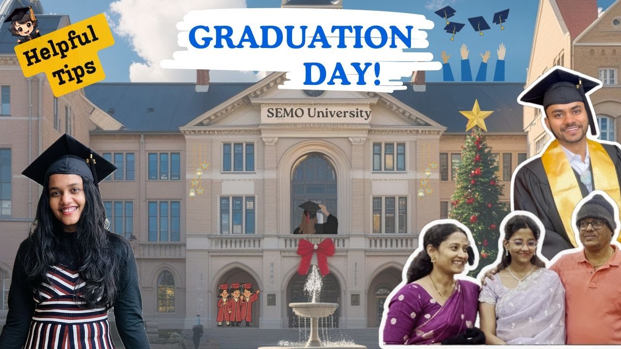 Graduation Day at SEMO|| With Sneha || Graduation Day Experience and ...