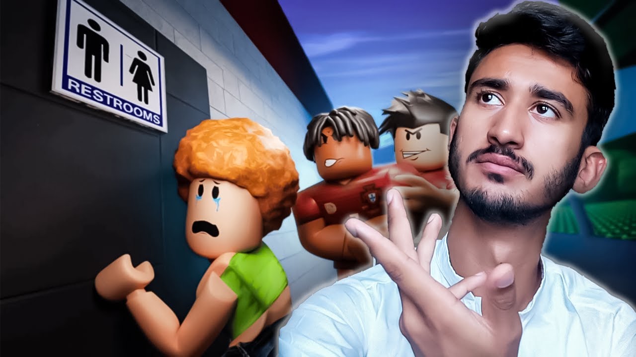 I Waited In Bathroom Line Simulator #Roblox #foltyn - YouTube