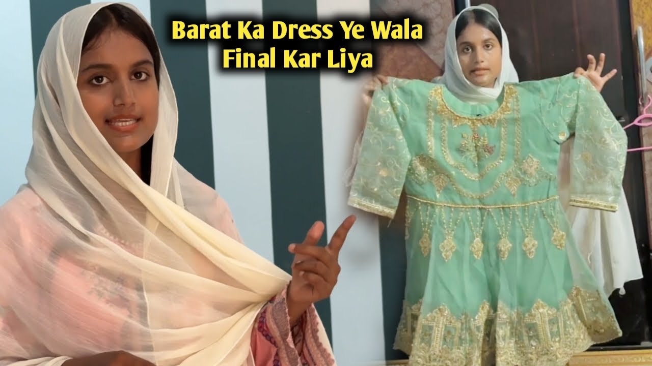 Friday Nikah 💃 Barat Dress 👗 Karachi Se Family Arhi Meri 🫶🏻 - YouTube