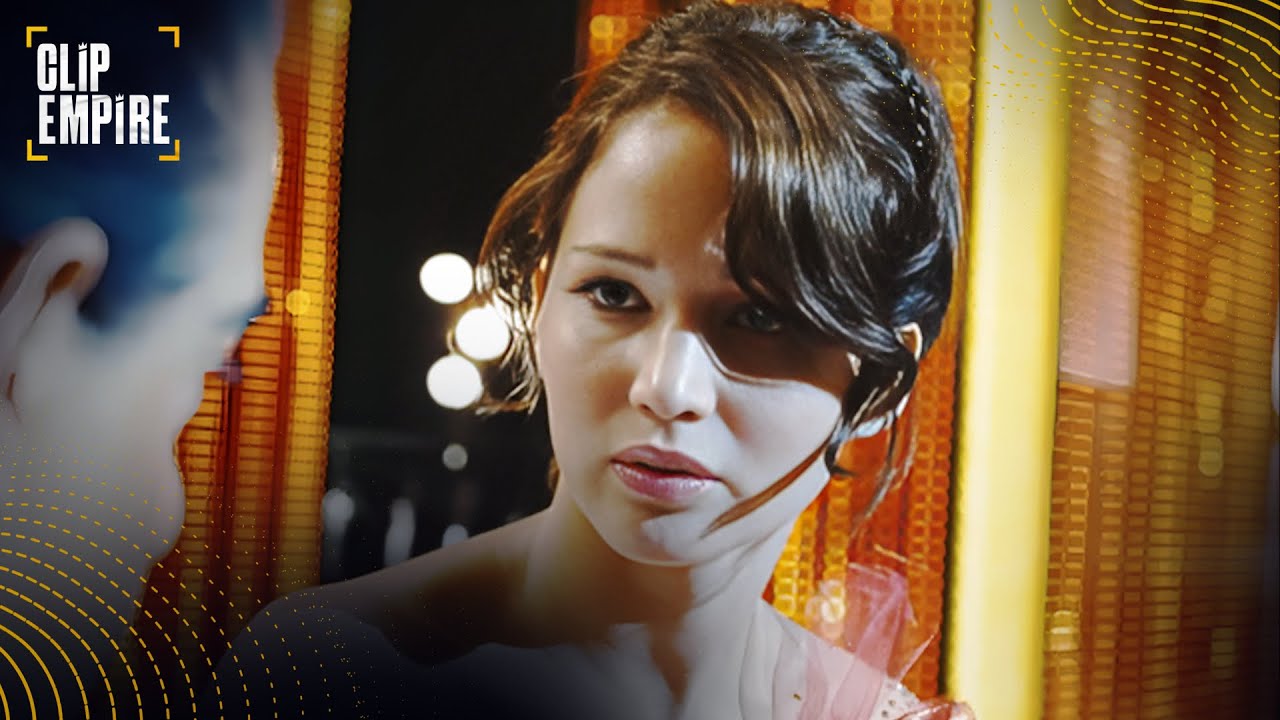 Caesar Interviews The Girl on Fire (Jennifer Lawrence, Stanley Tucci Scene) | The Hunger Games ...