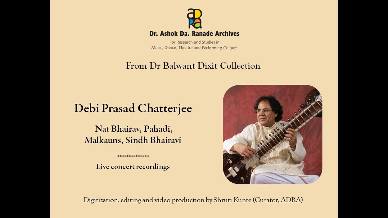 Debi Prasad Chatterjee: Live concert recordings - YouTube