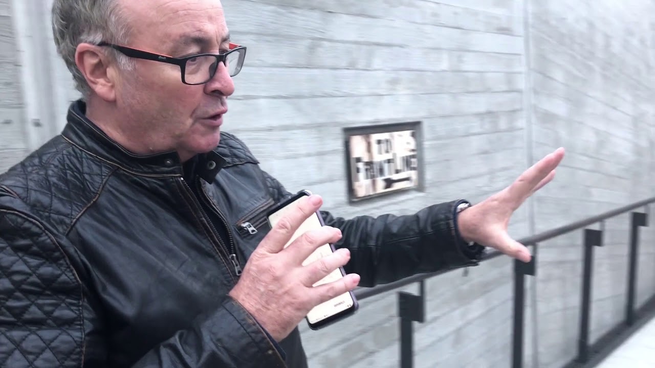 Chris Smith entering the Sir John Monash Centre in France - YouTube