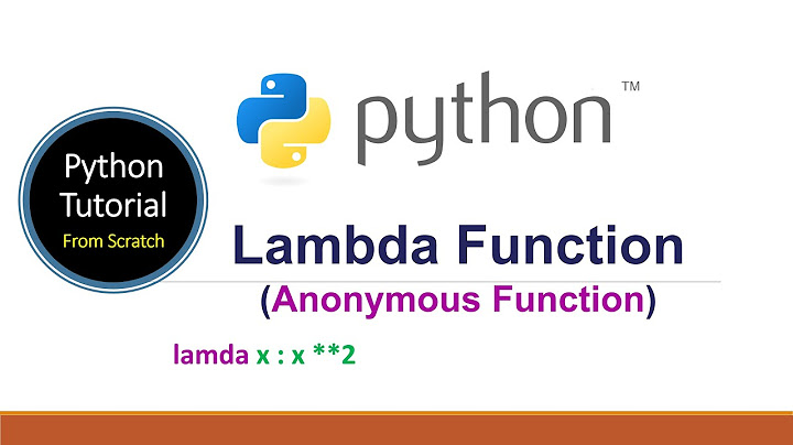 Lợi ích của hàm lambda trong Python