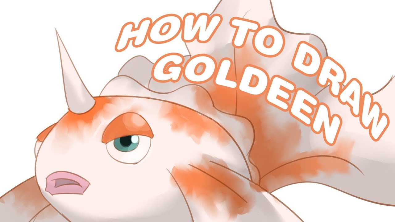 How To Draw Goldeen | Pokemon | Drawing Process | Entry #118 - YouTube