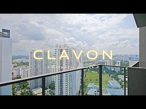 Clavon high floor 2 bedroom 2 bathrooms unit 764 sqft - YouTube