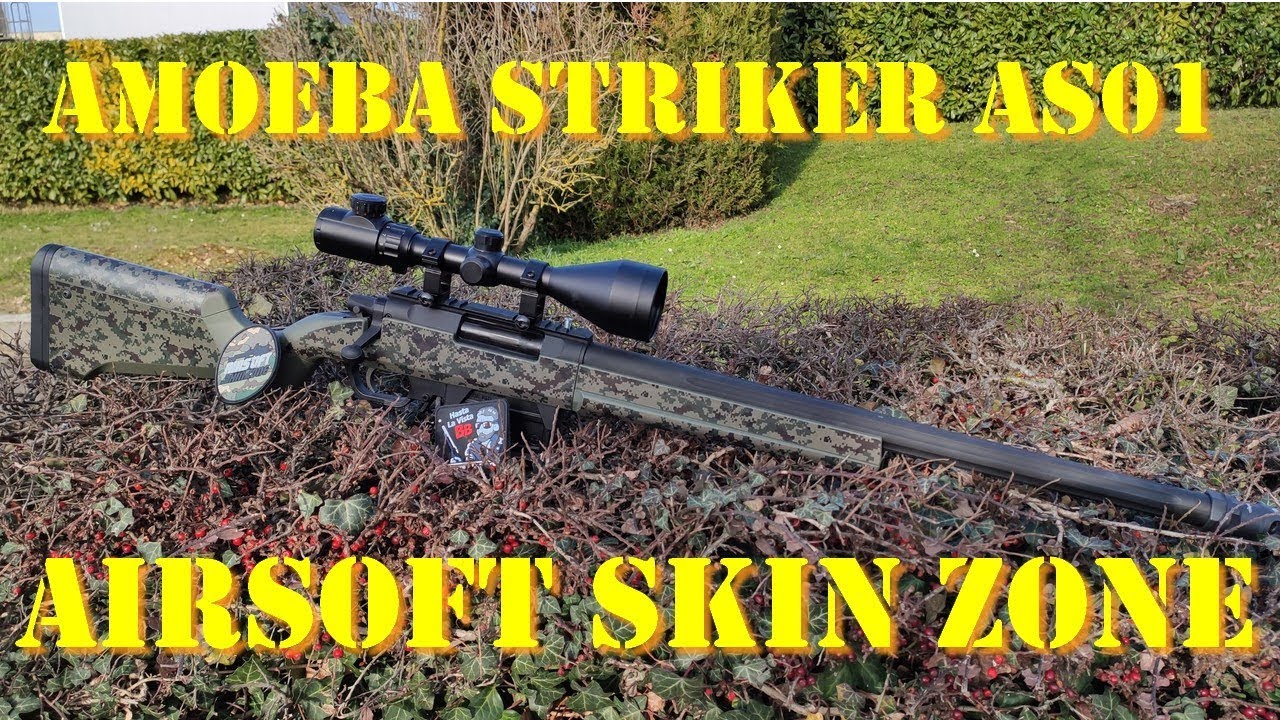 Gear - Airsoft Skin Zone - Kit camo Striker AS01 [French] - YouTube
