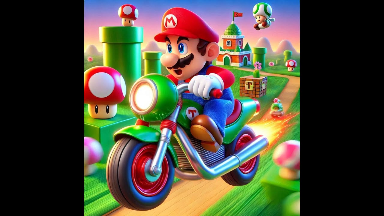 PRIMEIRO MARIO KART MOTOCROSS DO MUNDO. FIRST MARIO KART MOTOCROSS IN ...