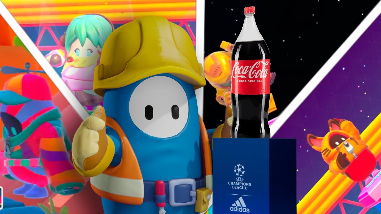 Hice un torneo de Fall Guys por una coca - YouTube