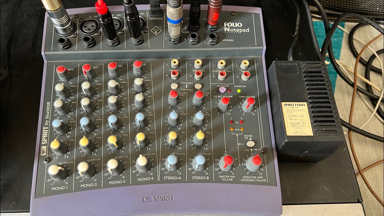 Mixer bãi soundcraf spirit Folio notepad hàng bãi anh Quốc ghép efect ...