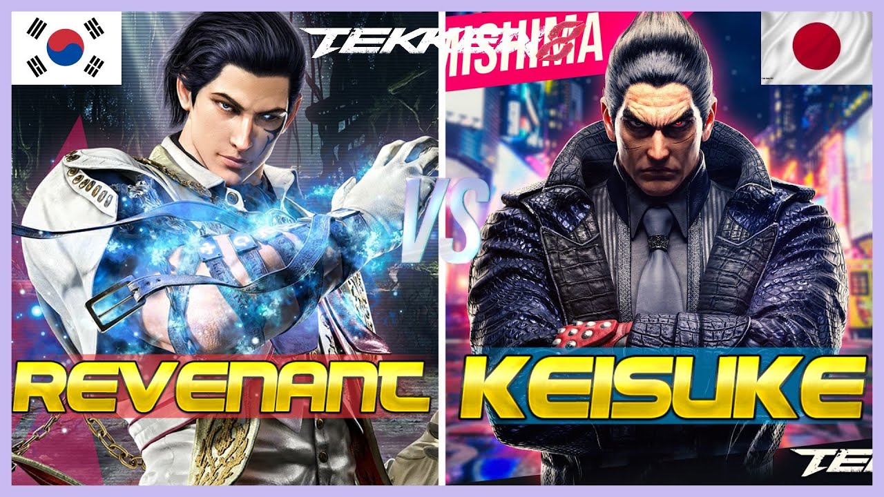 Tekken 8 KEISUKE (#4 Ranked Kazuya) vs REVENANT (#4 Ranked Claudio ...