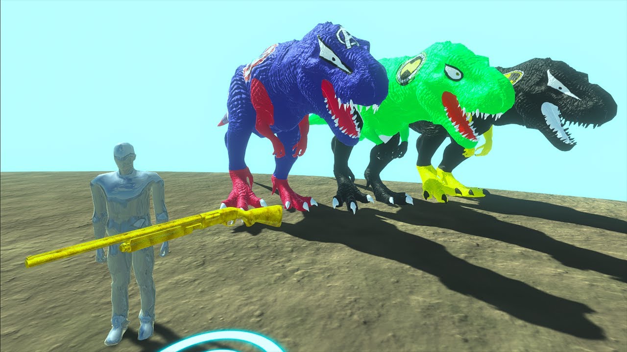 Fps avatar Vs Dc T-rex Hero Vs Indominus Rex Speed Race Championship ...