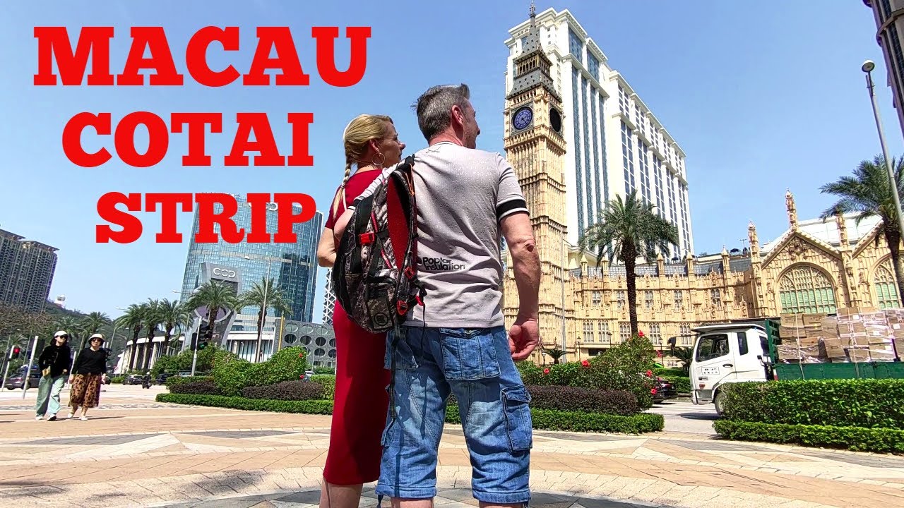 Macau Cotai Strip..Day and Night ..Amazing Hotels and Light shows ...