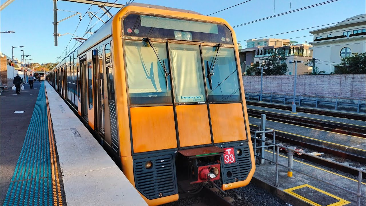 Sydney Trains TANGARA T set train view - Transport NSW - YouTube