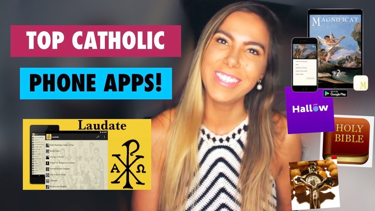 TOP Catholic phone apps! Magnificat, Laudate, Vatican, Hallow etc ...