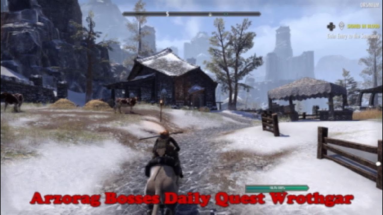 Eso Arzorag Quest Location Bosses Daily Quest Location Wrothgar The Elder Scrolls Online
