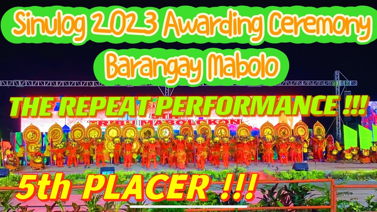 Sinulog 2023 Barangay Mabolo 5th PLACER Ritual Showdown | Sinulog ...
