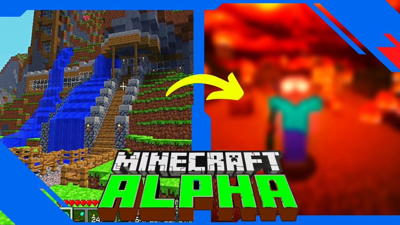 FUI PARA A VERSÃO DO HEROBRINE! - Minecraft Alpha - YouTube