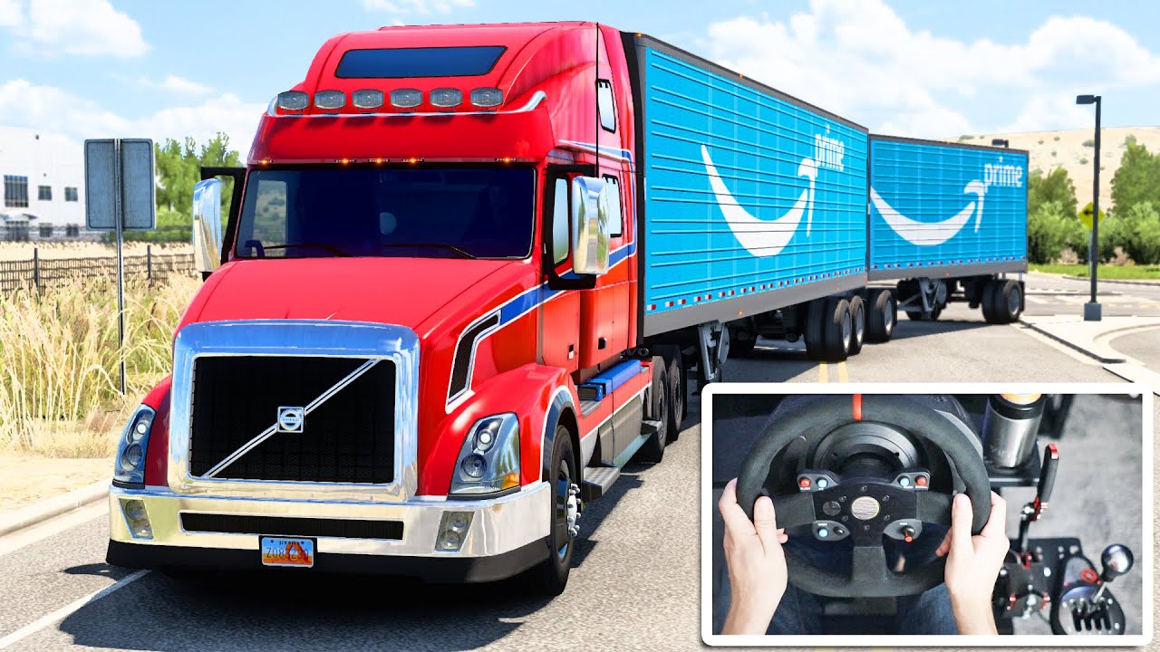 Working For Amazon Prime in Volvo VNL 780 - American Truck Simulator ...