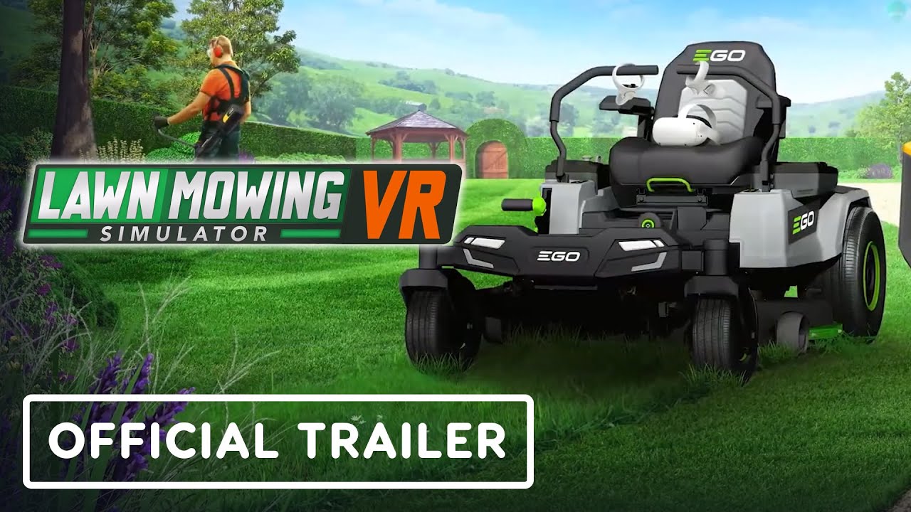 Lawn Mowing Simulator VR - Official Release Window Trailer - YouTube