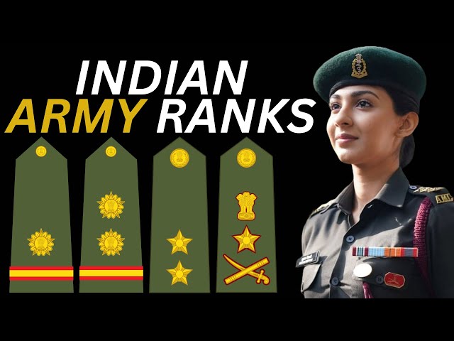 Indian Army Officer Ranks