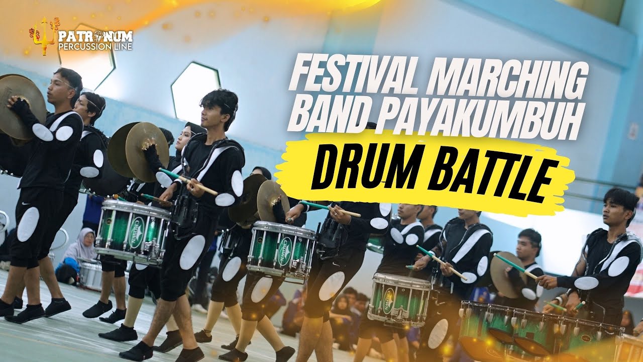 DRUM BATTLE PATRONUM PERCUSSION LINE | FESTIVAL MARCHING BAND 2023 ...