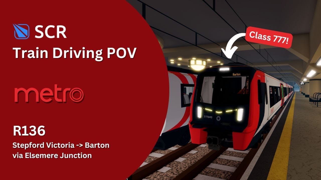 SCR POV Train Driving Episode 32 | Trying Out Metro for the First Time ...