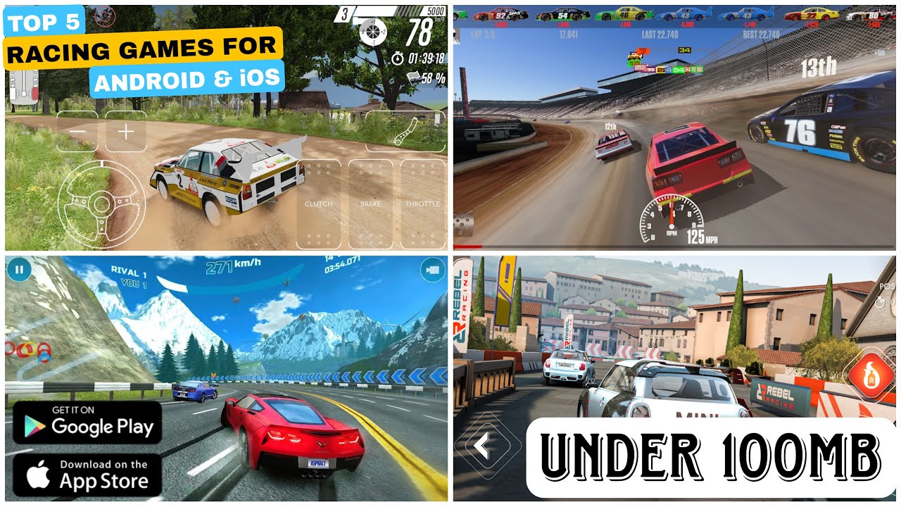Top 5 Offline Racing Games For Android Under 100mb | android games 2023 ...