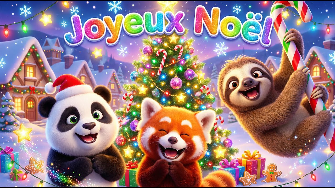 Les Animaux Fêtent Noël 🎁🎄 Chanson pour Enfants - YouTube