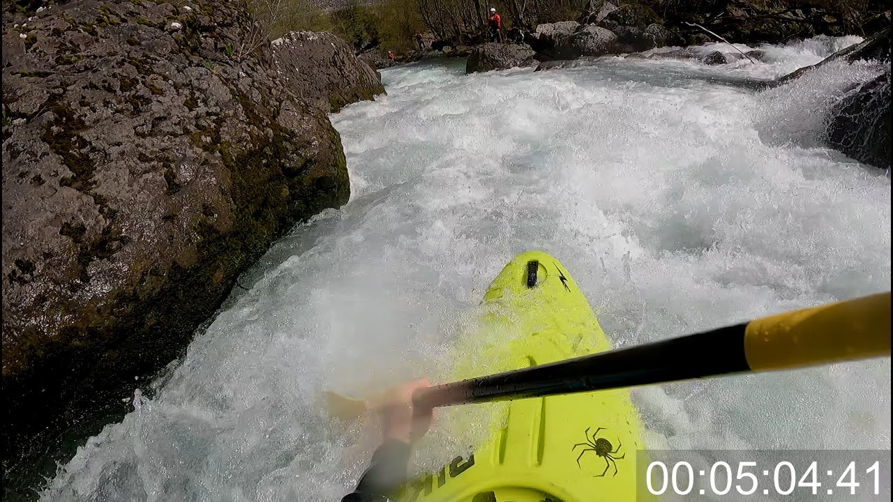 Kayaking race on Savinja river - 1st place | Cataract | Prijon Pike ...