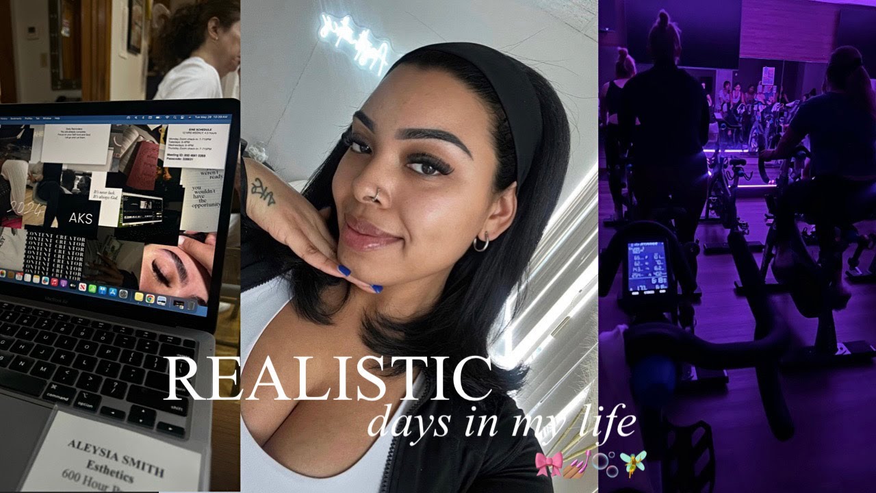 REALISTIC DAYS IN MY LIFE: ESTHETICIAN SCHOOL, CYCLE CLASS, SEASONS OF ...