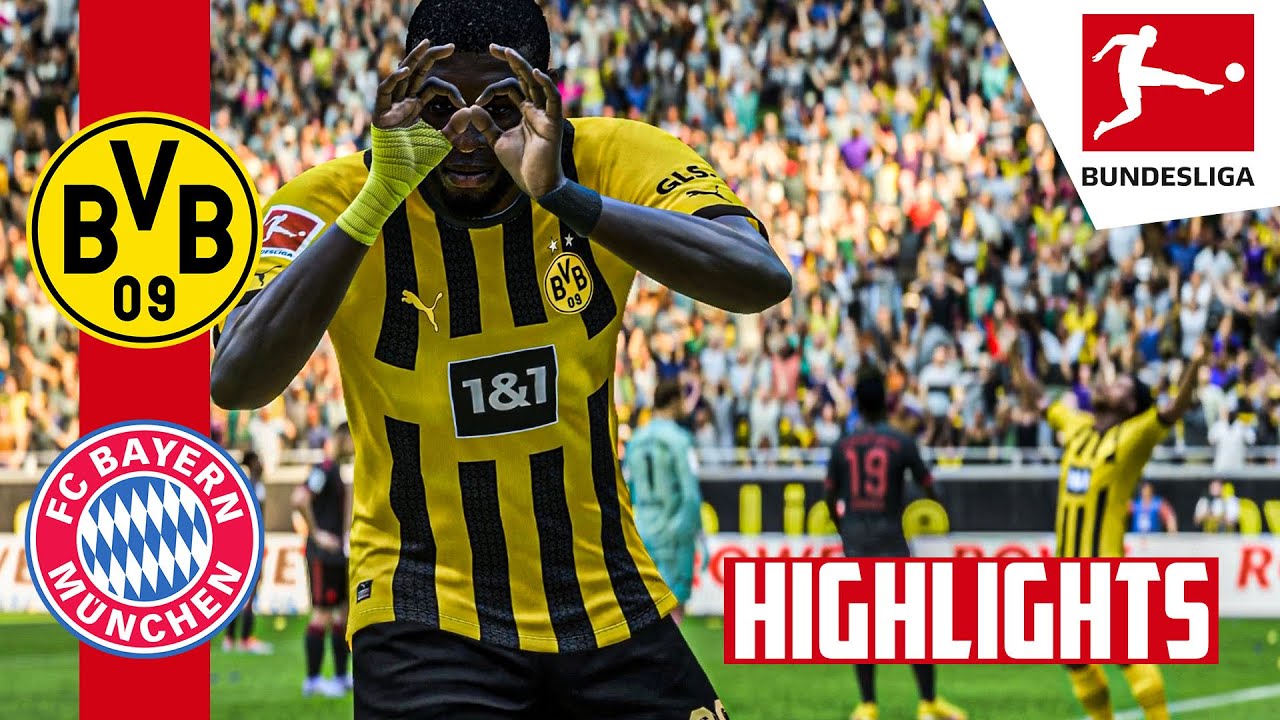 BORUSSIA DORTMUND vs BAYERN MUNICH | Bundesliga | Match Highlights ...
