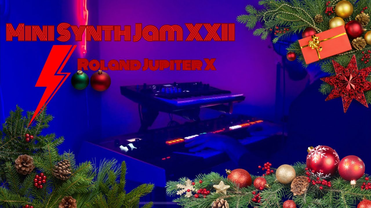 Mini Synth Jam XXII - Roland Jupiter X - YouTube